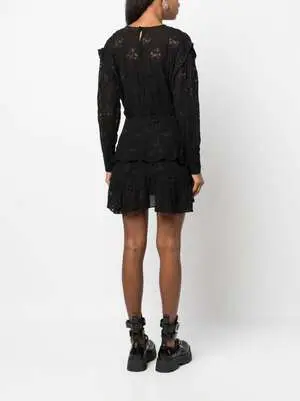 IRO PARIS Levoca Guipure-lace A-line Dress