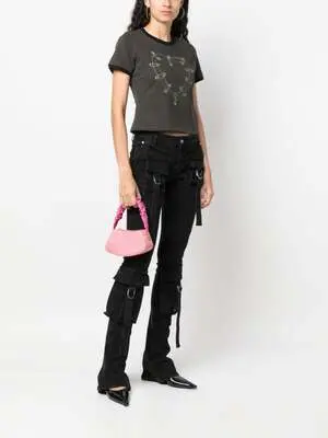 Gcds Comma Shoulder Bag - Pink