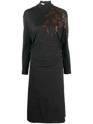 Brunello Cucinelli Sequin-design Midi Dress