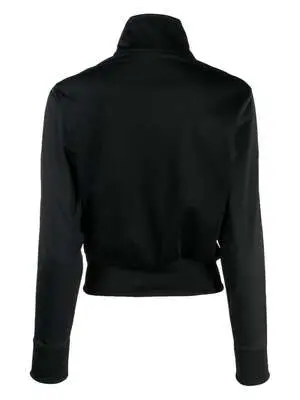 Adidas Trefoil-logo Cropped Zipped Sweatshirt