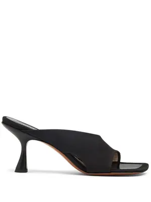 WANDLER Julio 80mm Cut-out Detail Leather Mules