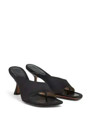 WANDLER Julio 80mm Cut-out Detail Leather Mules