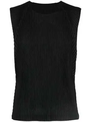 Issey Miyake Mc August Pleated Tank Top