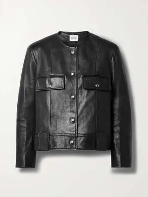 Khaite Laybin Leather Jacket