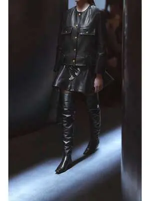 Khaite Laybin Leather Jacket