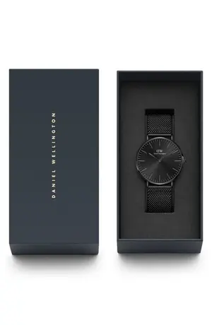 DANIEL WELLINGTON Classic Ashfield Mesh Strap Watch