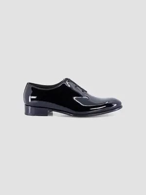 Santoni Patent Leather Oxfords