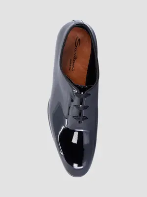 Santoni Patent Leather Oxfords