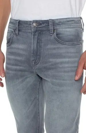 LIVERPOOL Kingston Modern Slim Straight Leg Jeans - Silverlake