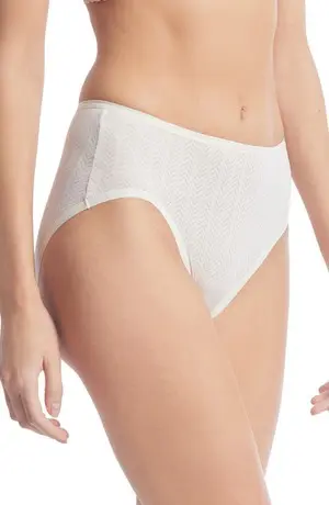 Hanky Panky Movecalm High Waist Briefs - Pearl/marsmallow