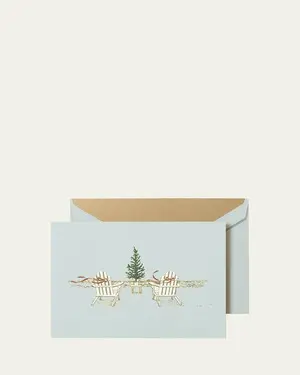 CRANE & CO. Seaside Christmas Greeting Cards, Set Of 10 - Multi