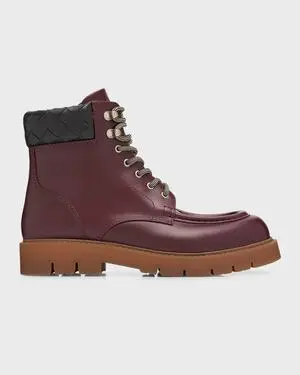 Bottega Veneta Bottega Veneta Haddock Leather Ankle Boots - Multicolor