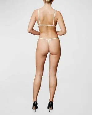 Kiki De Montparnasse Tous Les Jours Soft Wireless Triangle Bra - Ivory
