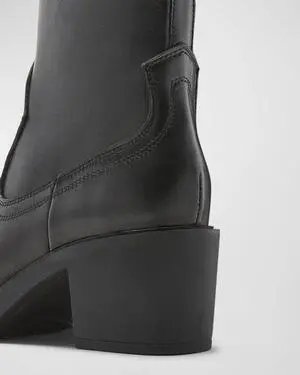 La Canadienne Parks Leather Western Mid Boots