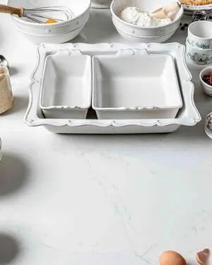 JULISKA Berry & Thread 3-piece Baking Set - Whitewash