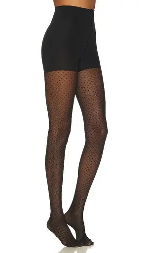 Wolford Control Dots Tights - Black