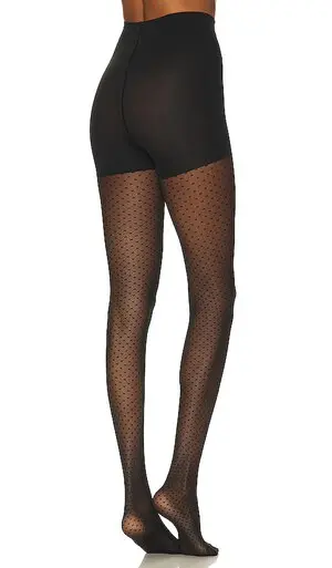 Wolford Control Dots Tights - Black