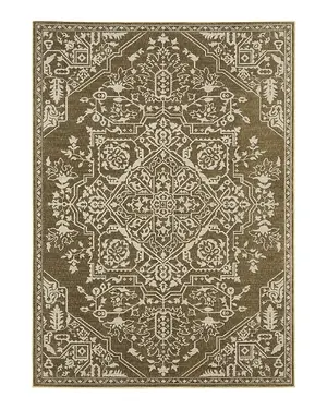 ORIENTAL WEAVERS Intrigue Int11 Area Rug, 7'10 X 10'10 - Gold
