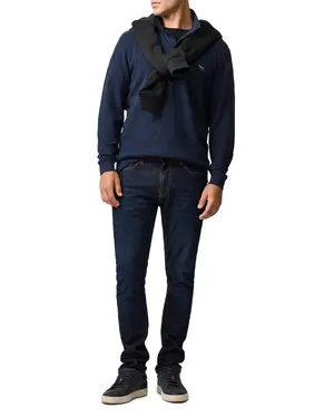 Rodd & Gunn Long Sleeve Sports Fit Gunn Polo - Eclipse