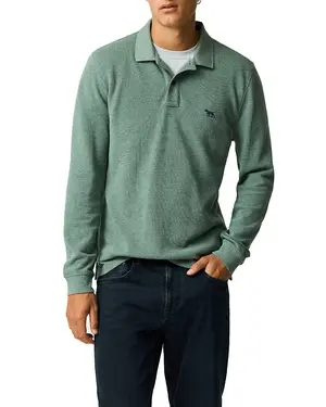Rodd & Gunn Long Sleeve Sports Fit Gunn Polo - Fern