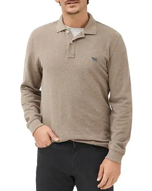 Rodd & Gunn Long Sleeve Sports Fit Gunn Polo - Latte