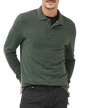 Rodd & Gunn Long Sleeve Sports Fit Gunn Polo Moss