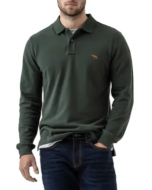 Rodd & Gunn Long Sleeve Sports Fit Gunn Polo Olive