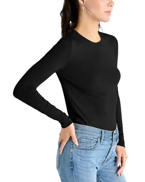 Splendid Long Sleeve Tee - Black