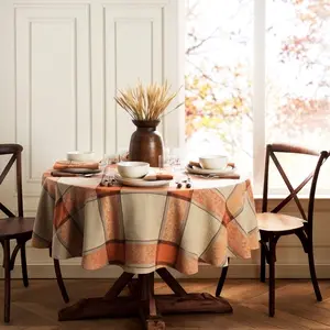 ELRENE HOME FASHIONS Autumnal Harvest Jacquard Tablecloth, 60 X 84