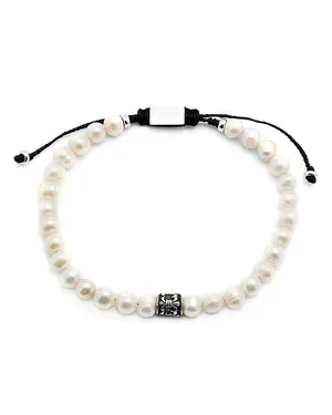 JAN LESLIE Freshwater Beaded Bracelet - Pearl