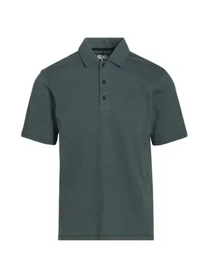Rag & Bone Classic Flame Polo Shirt Shadow Green