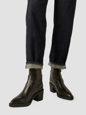 La Canadienne Parks 63mm Leather Block Heel Boots