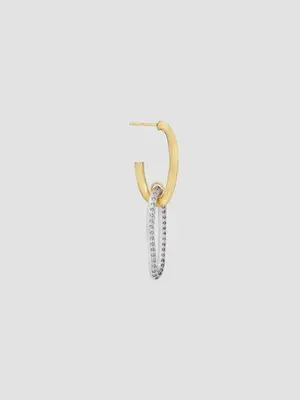 Marco Bicego Jaipur Link Two-tone 18k & 1.07 Tcw Diamond Drop Earrings