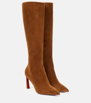 Christian Louboutin Gold Tone Boots For Women