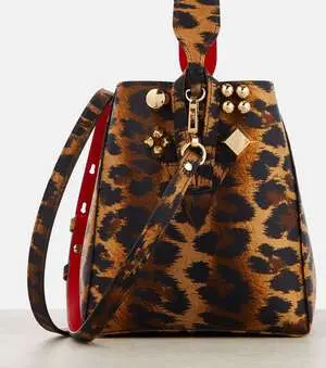 CHRISTIAN LOUBOUTIN Cabachic Mini Bucket Bag - Multicoloured