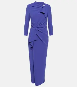 Safiyaa Avery Crêpe Maxi Dress