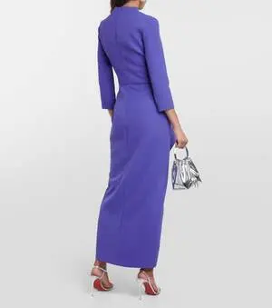 Safiyaa Avery Crêpe Maxi Dress