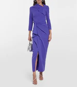 Safiyaa Avery Crêpe Maxi Dress