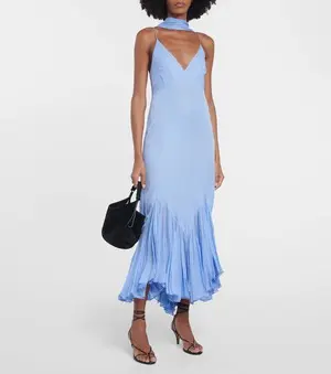 Khaite Candita Silk Maxi Dress