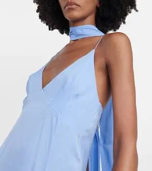 Khaite Candita Silk Maxi Dress