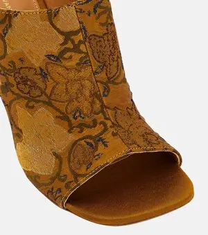 Dries Van Noten Floral Mules
