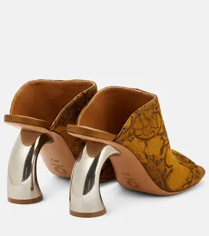 Dries Van Noten Floral Mules