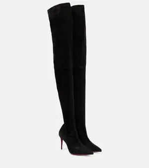 CHRISTIAN LOUBOUTIN Kate Botta 85 Over-the-knee Boots - Black