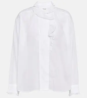 MARANT ETOILE Pamias Ruffled Cotton Blouse