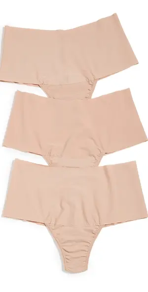Hanky Panky Breathe Hi Rise Thong 3 Pack - Tau3