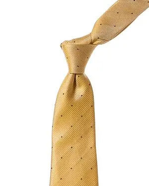 Ted Baker London Aitkin Fine Spot Silk Tie - Yellow