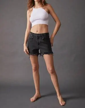 Free People Makai Cut Off Shorts In - Black