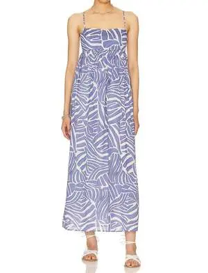 Rails Lucille Dress In Island Waves - Blue