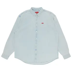 Supreme Small Box Denim Shirt - Blue