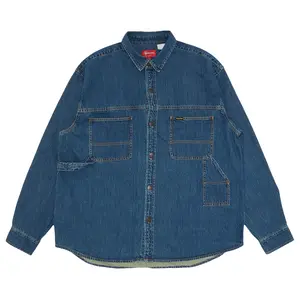 Supreme Denim Painter Shirt 'indigo - Blue